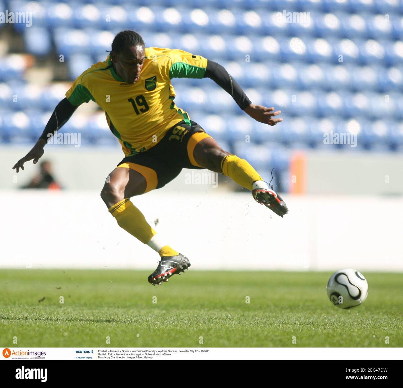 Soccer international friendly jamaica v ghana walkers stadium hi-res ...