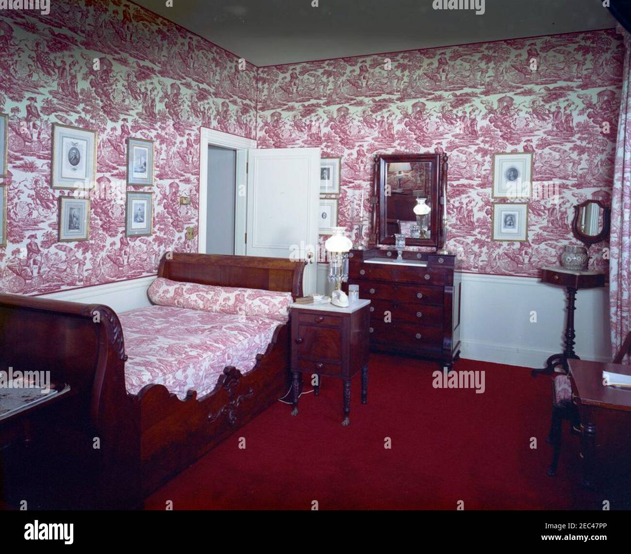 White House Rooms: Empire Guest Room. View of the Empire Guest Room ...