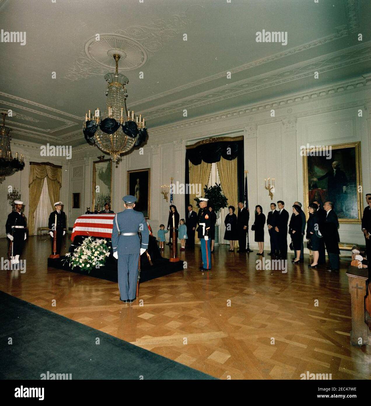 State Funeral of President Kennedy: Departure from the White House and ...