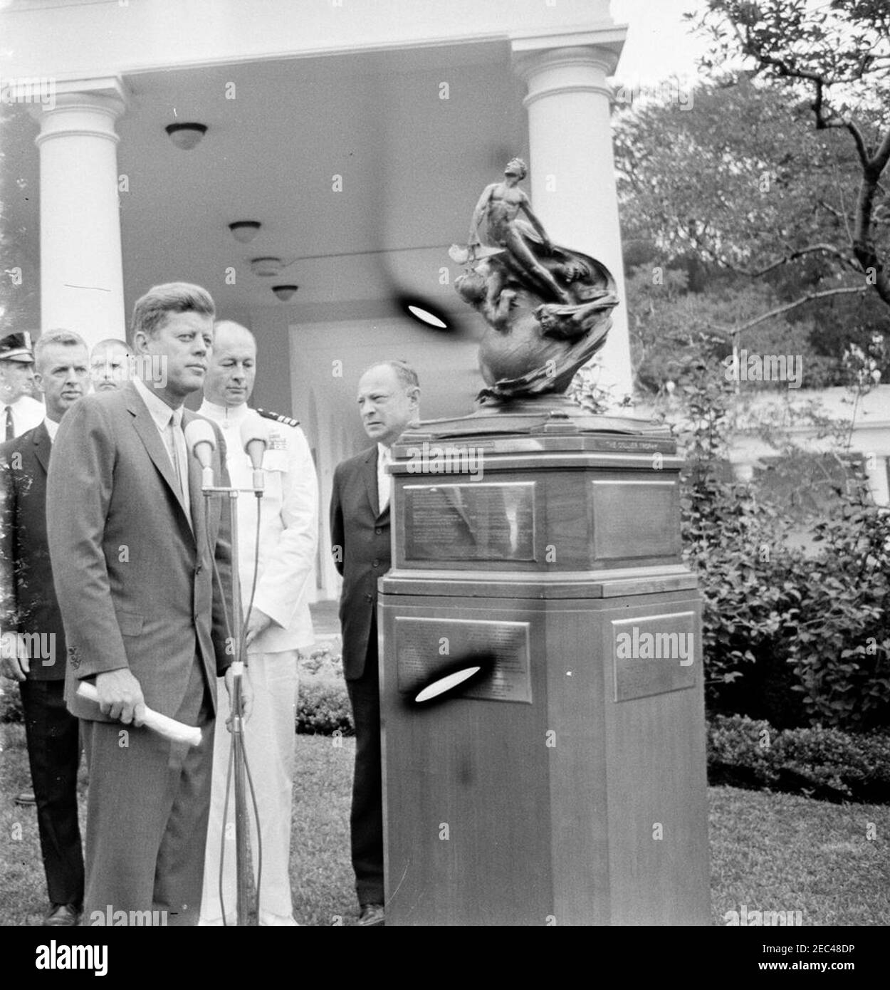 Presentation of the 1961 Collier Trophy, 11:30AM. President John F ...