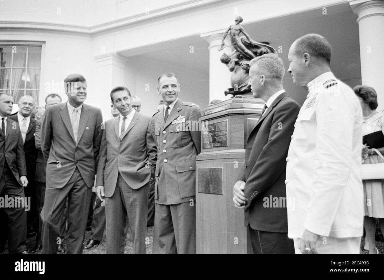 Presentation of the 1961 Collier Trophy, 11:30AM. President John F ...