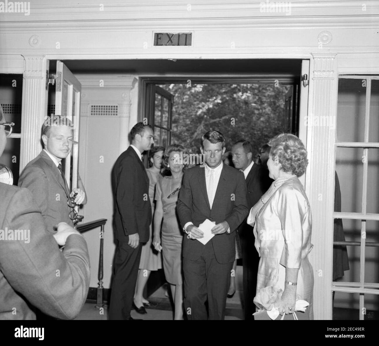 Attorney General Robert F. Kennedy (RFK) and Senator John L. McClellan ...