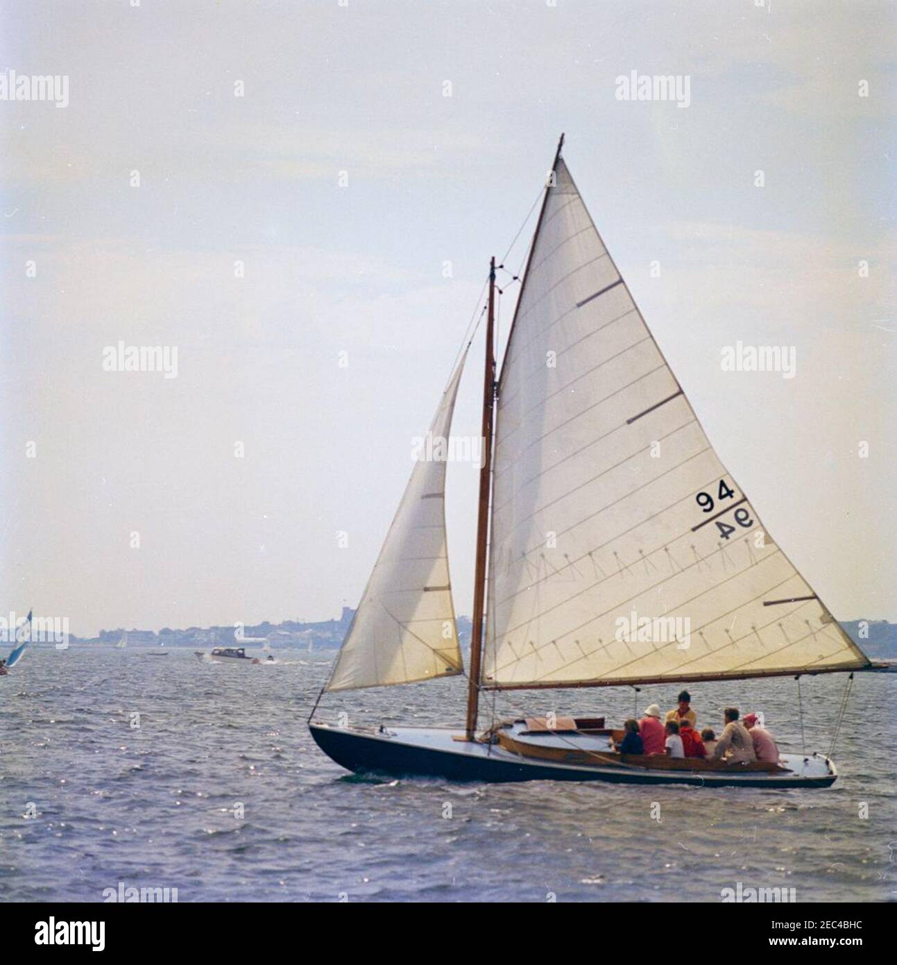 Weekend at Hyannis Port: Sailing aboard Victura. President John F ...