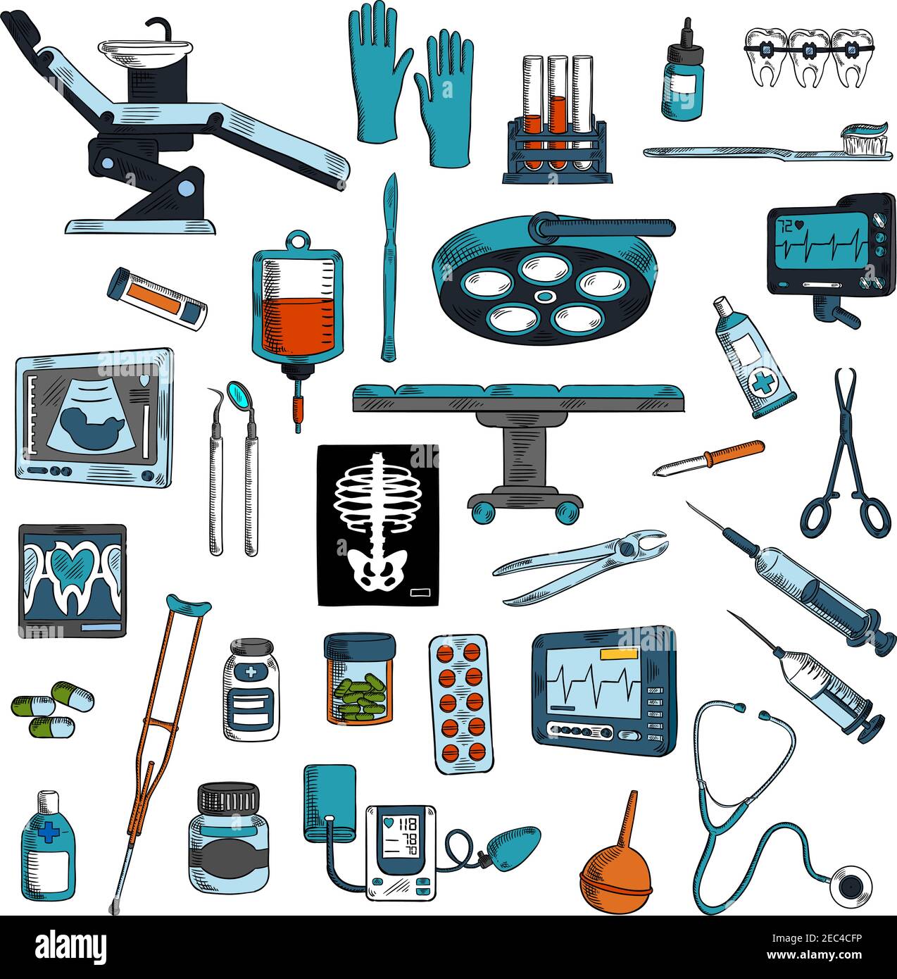 Medical instruments and equipments for surgery, dentistry and general ...