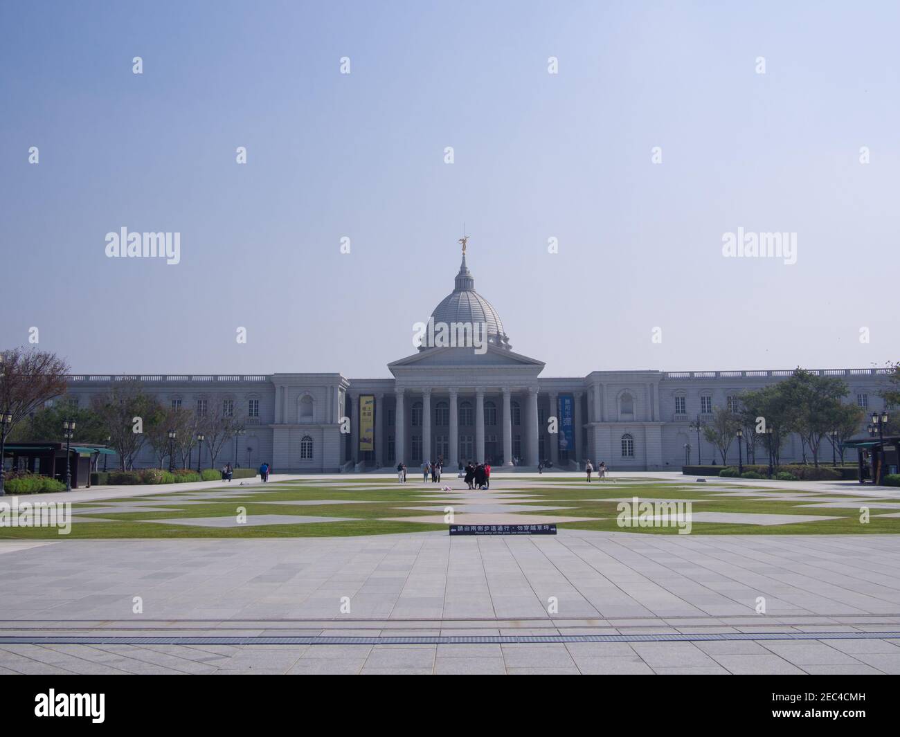 Exterior of Chimei Museum in Tainan, Taiwan. This museum was designed ...