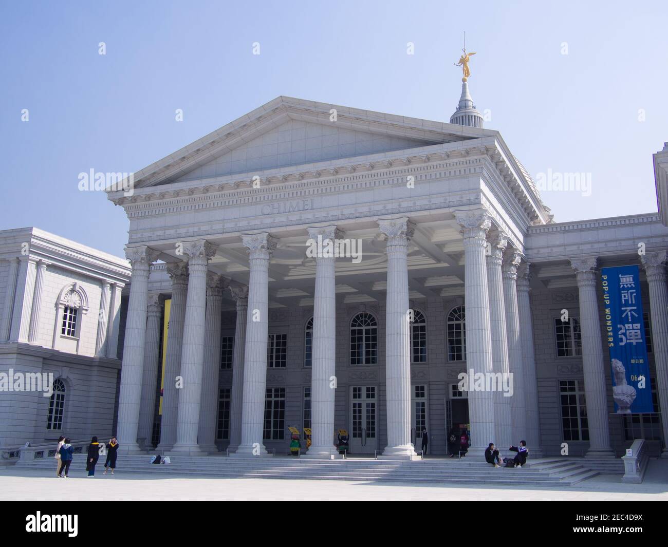 Exterior of Chimei Museum in Tainan, Taiwan. This museum was designed ...