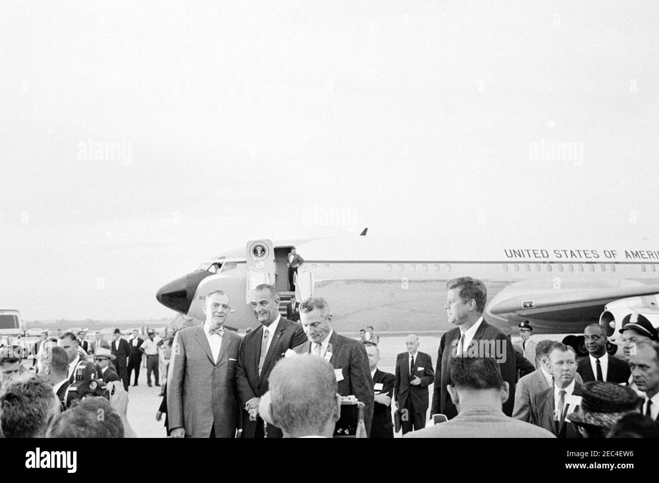 Inspection tour of NASA installations: Houston, Texas, arrival, 6:15PM ...