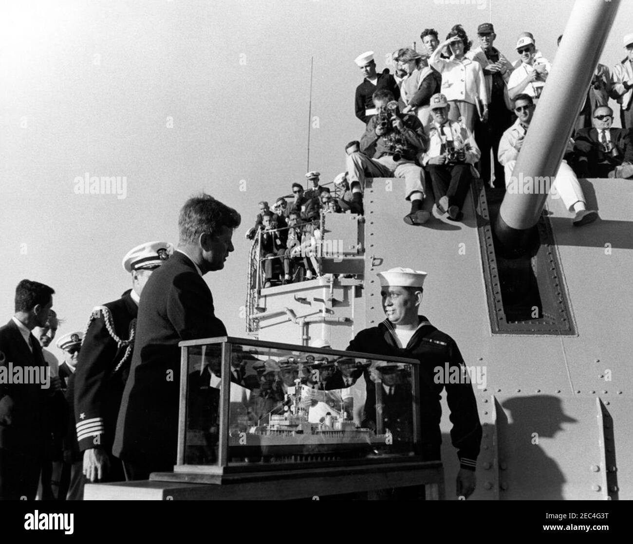 President Kennedy Watches the 1st Americau0027s Cup Race. President ...