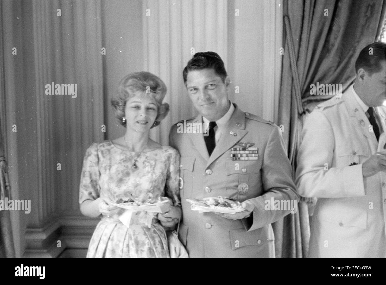 Military Reception at the White House, 6:00PM. White House photographer ...