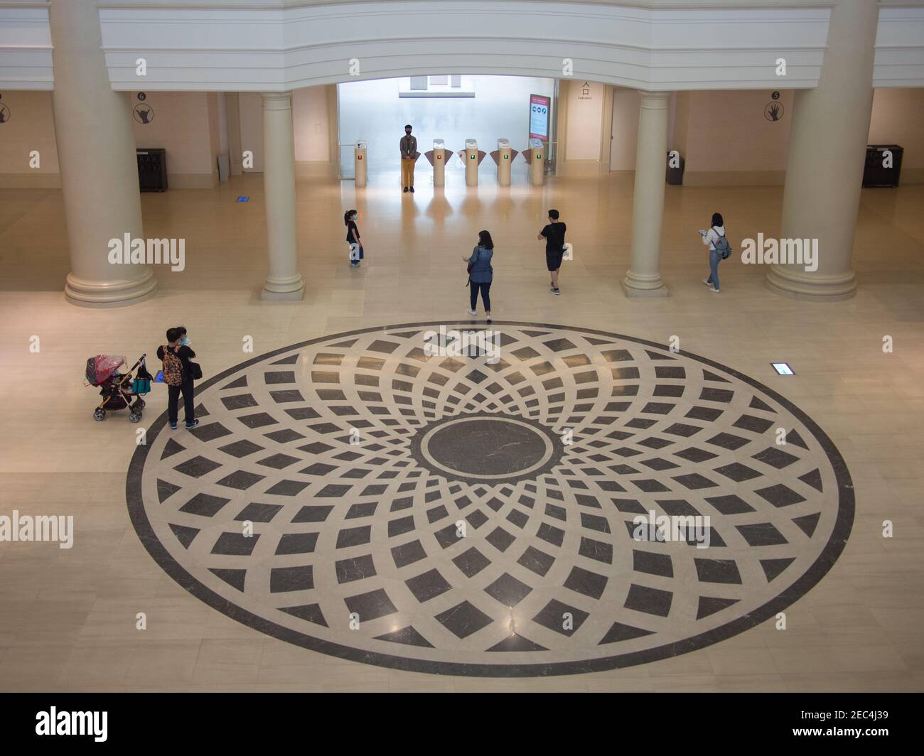 Interior of Chimei Museum in Tainan, Taiwan. This private museum was ...