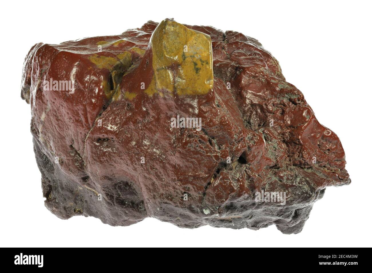 jasper from Gobi Desert, China isolated on white background Stock Photo ...