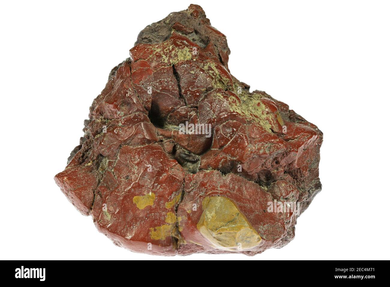 jasper from Gobi Desert, China isolated on white background Stock Photo ...