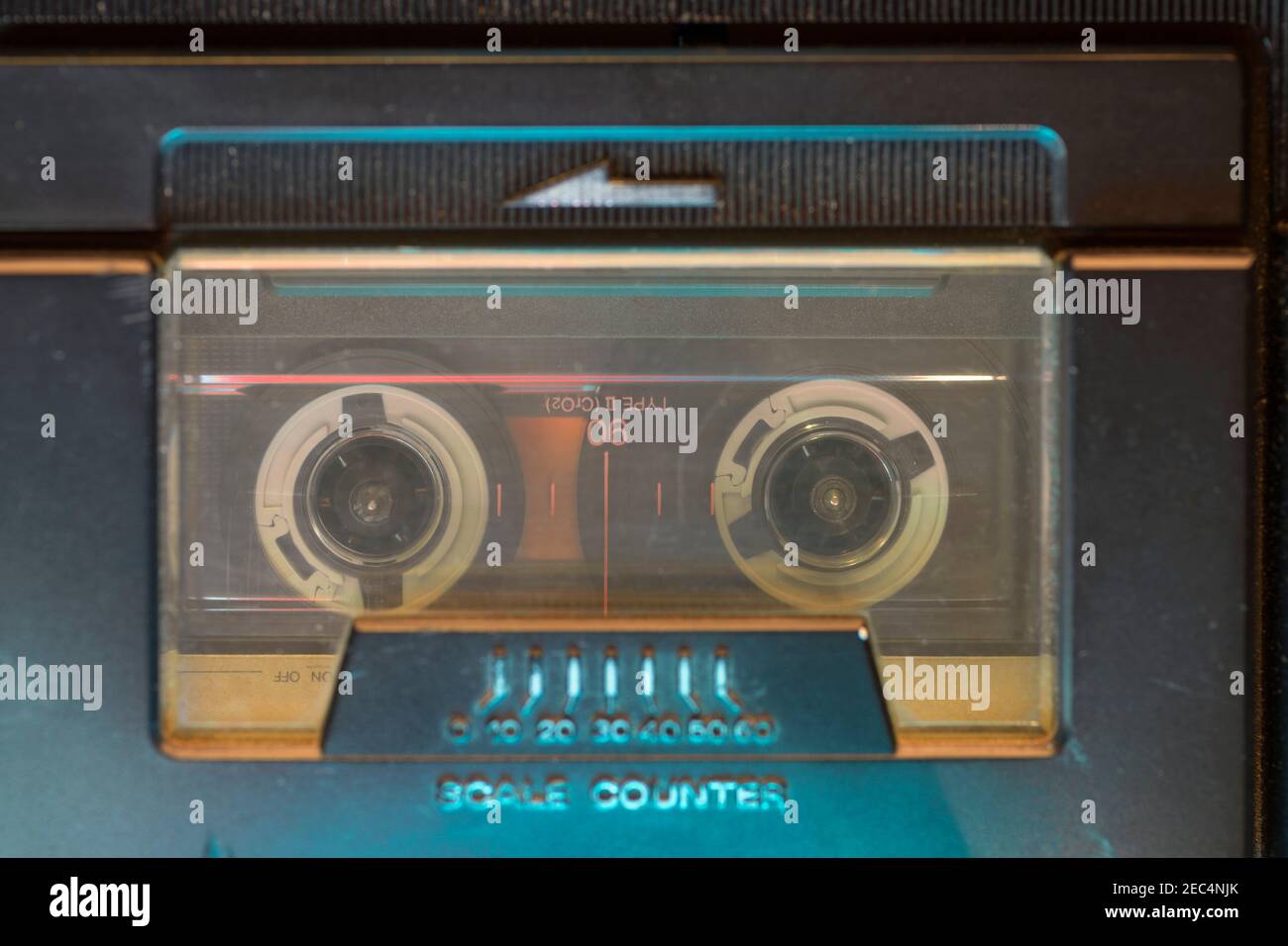 playing vintage music deck with focus on cassette Stock Photo - Alamy