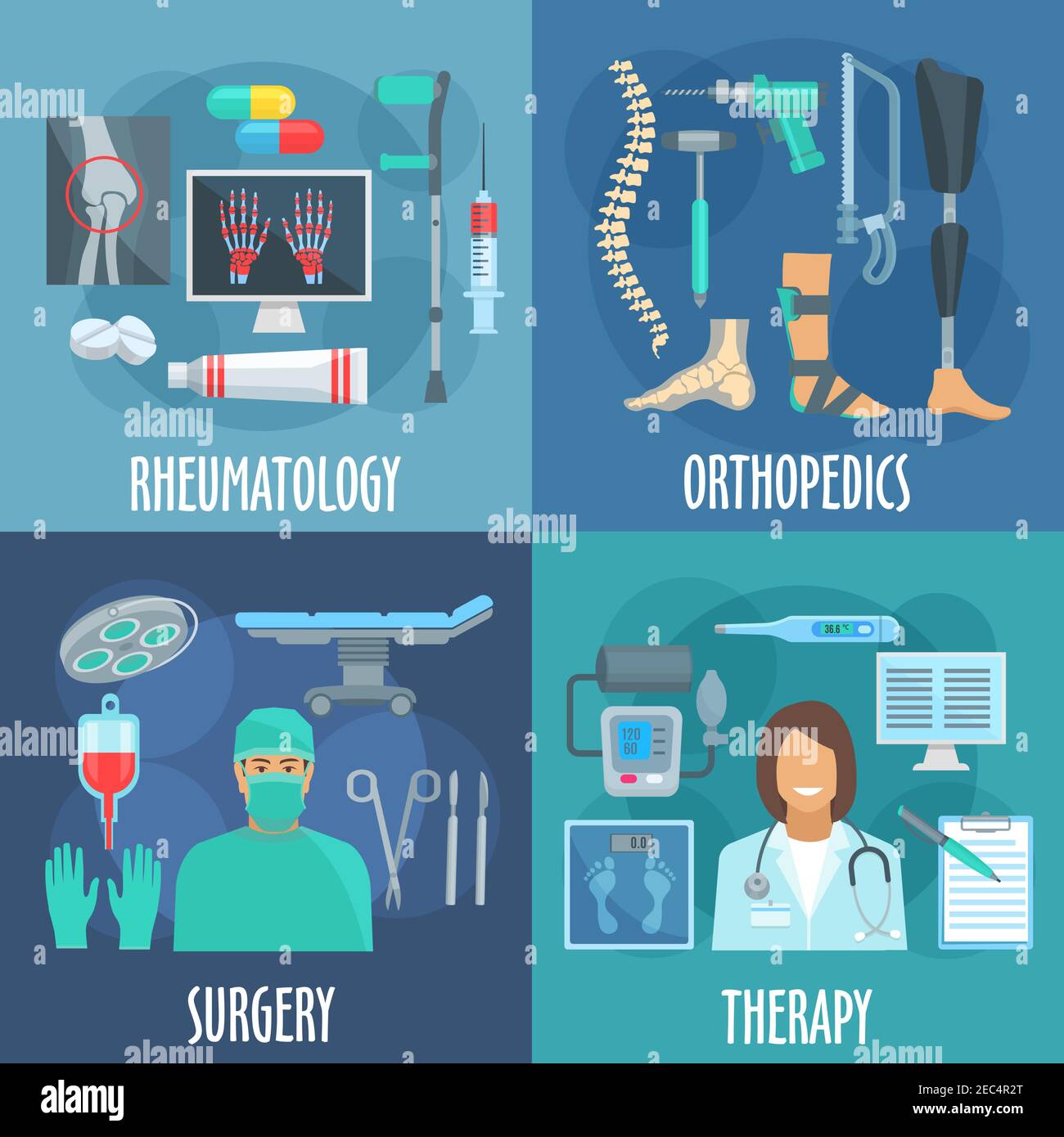 Prosthetic table Stock Vector Images - Alamy