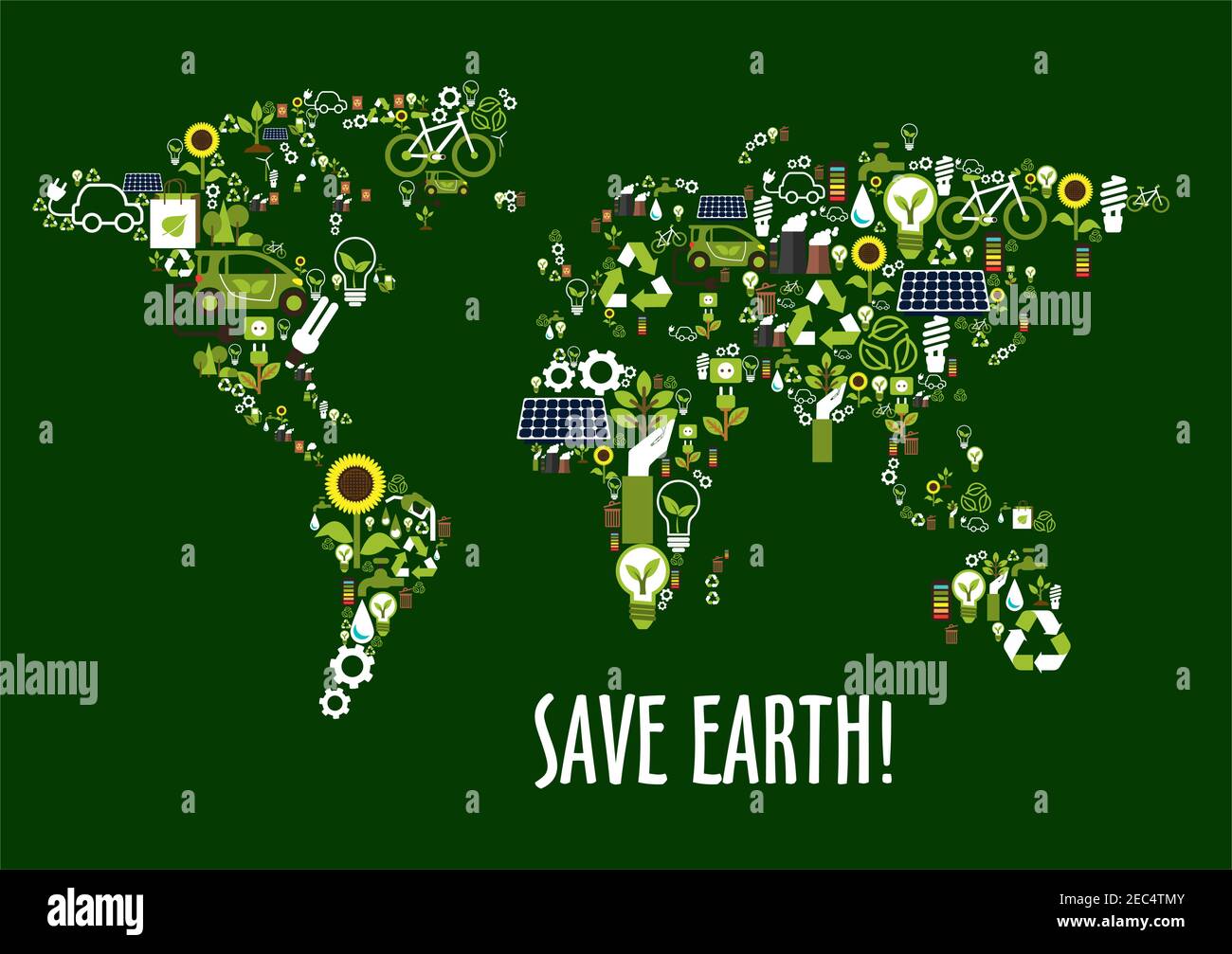 Solar energy world map hi-res stock photography and images - Alamy