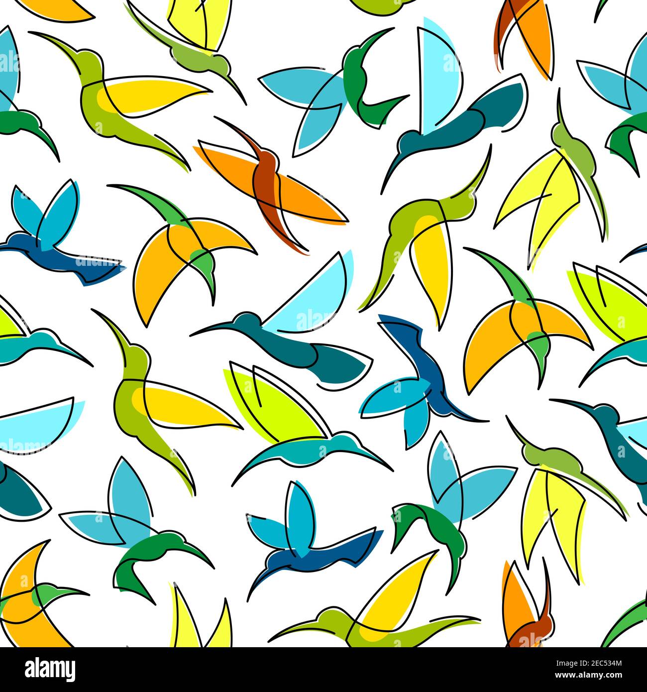 Hummingbird hummingbirds humming bird birds in flight Stock Vector ...