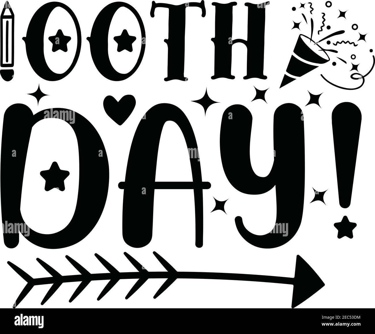 100th Days Of School Clipart