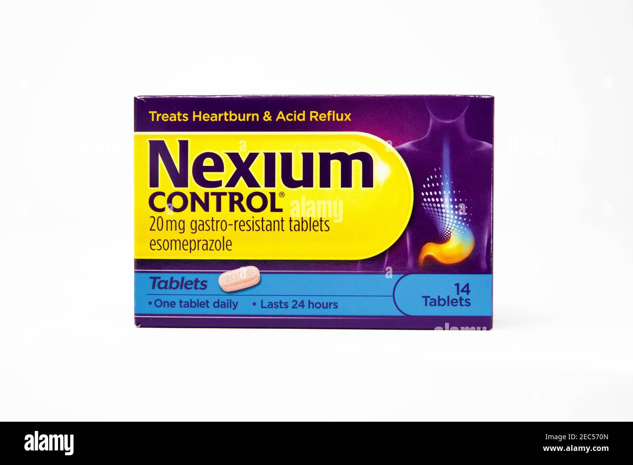Nexium Control 20mg Tablets Stock Photo - Alamy