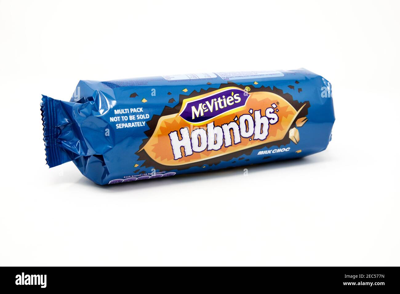 McVitie's HobNobs Milk Chocolate Biscuits Stock Photo - Alamy