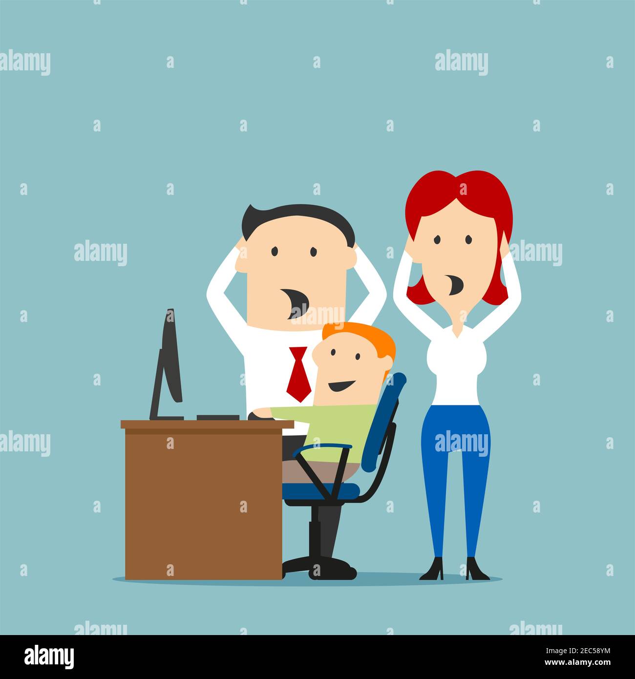 Internet safety for kids and video game addiction concept design ...