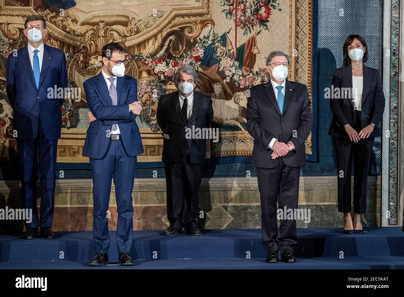 Rome, Italy. 13th Feb, 2021. Rome 13-02-2021 Rome (Italy) Quirinale ...