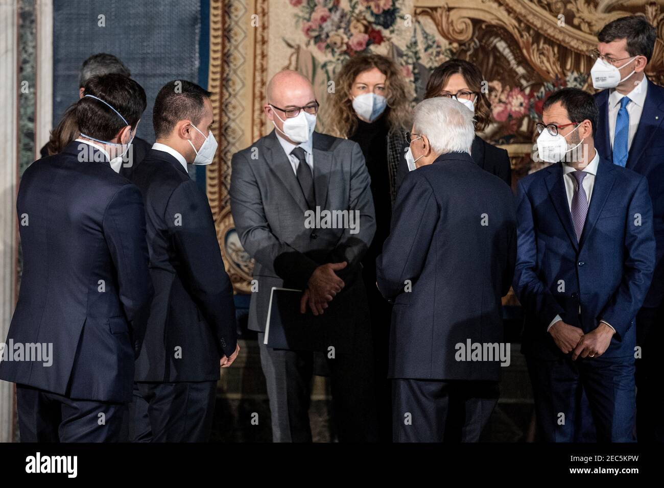 Rome, Italy. 13th Feb, 2021. Rome 13-02-2021 Rome (Italy) Quirinale ...