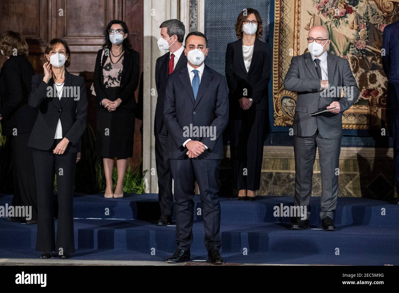 Rome, Italy. 13th Feb, 2021. Rome 13-02-2021 Rome (Italy) Quirinale ...