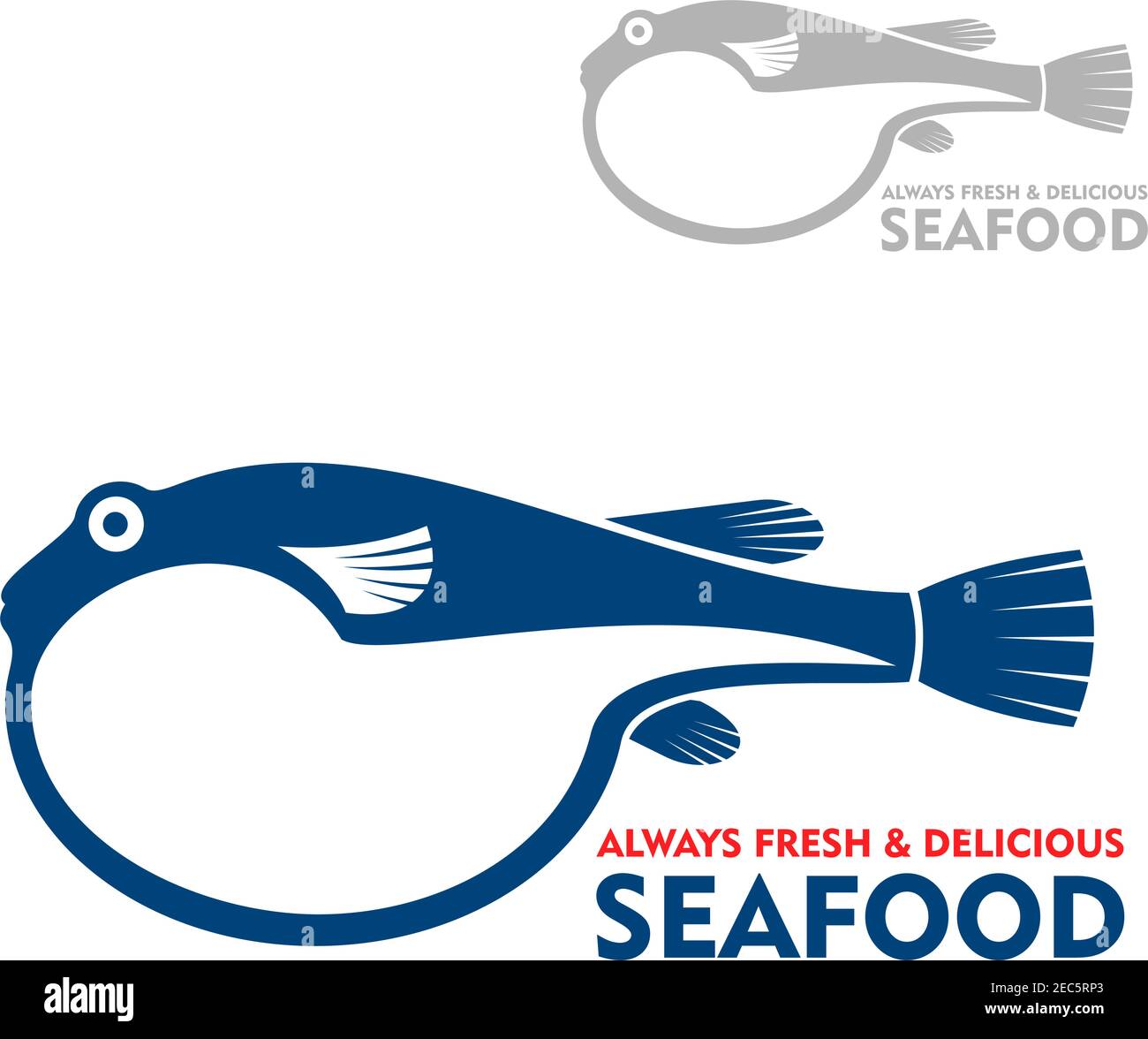 Pufferfish illustration Stock Vector Images - Alamy