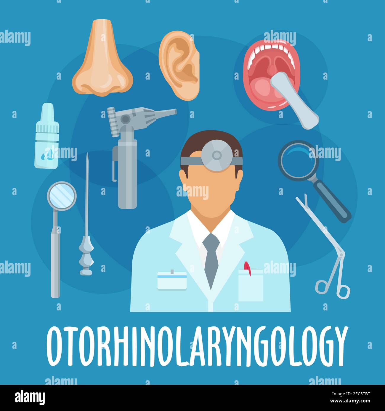 Nose and throat examination otoscope hi-res stock photography and ...