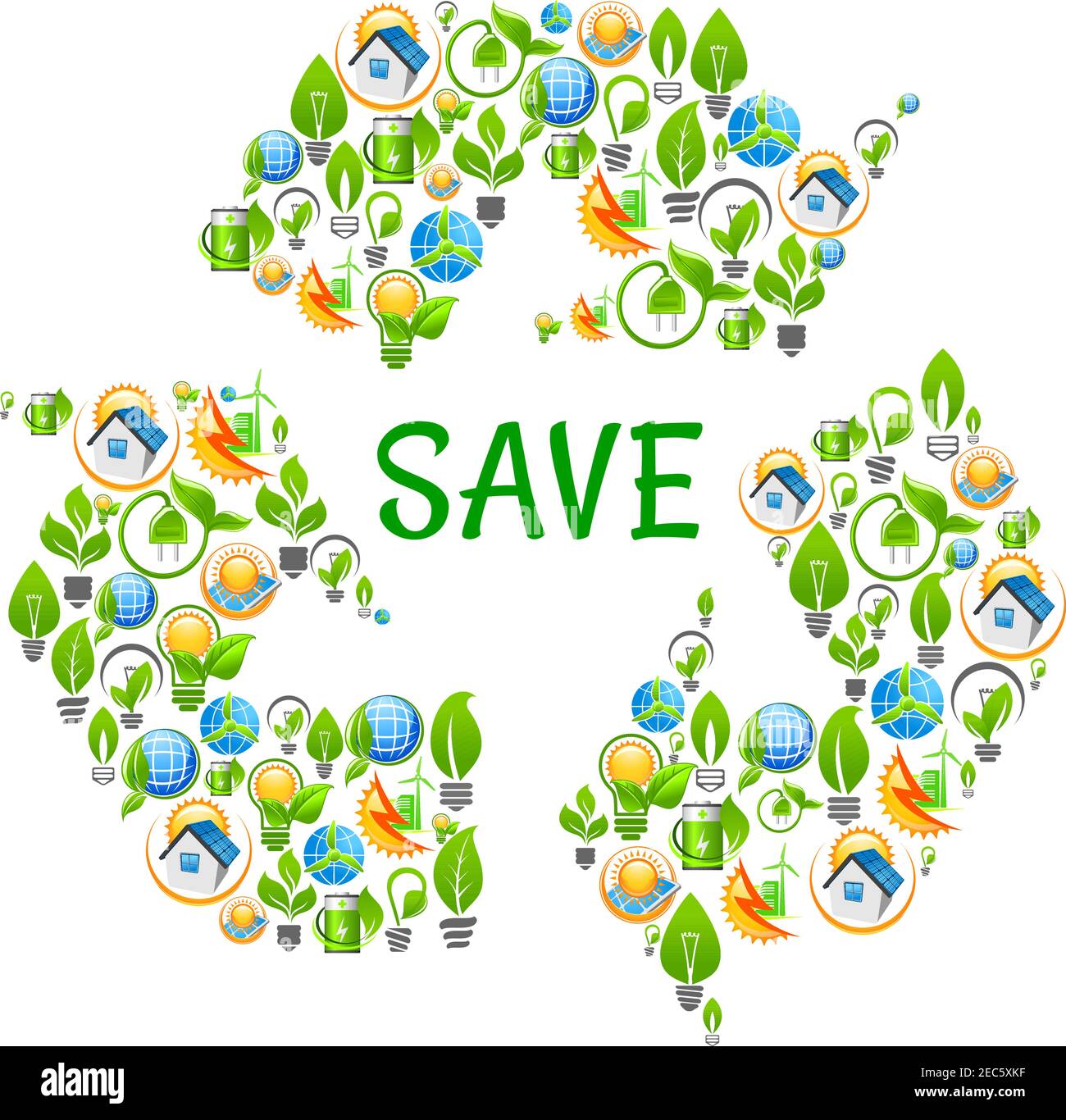 Recycle your batteries here Stock Vector Images - Alamy