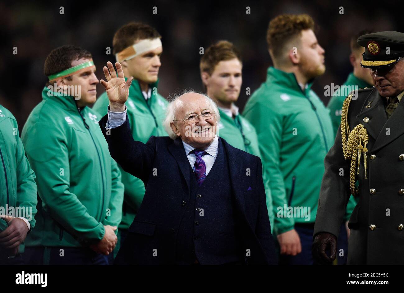 Michael d higgins rugby hi-res stock photography and images - Alamy