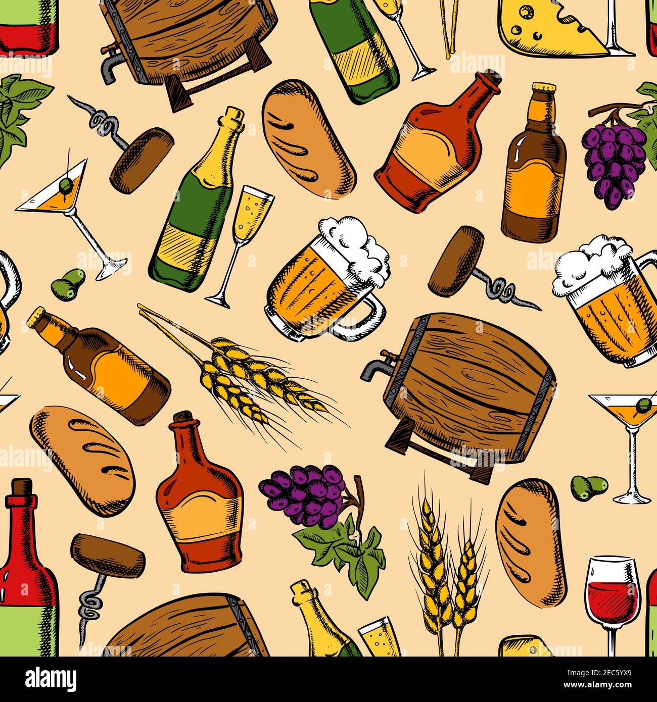 Olives beer Stock Vector Images - Alamy