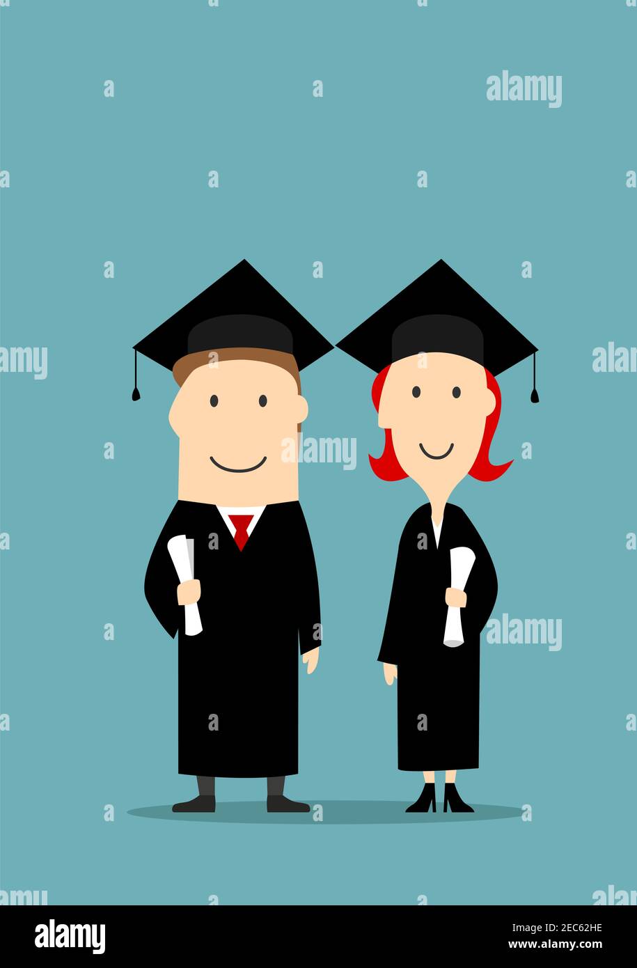 Girl graduates Stock Vector Images - Alamy
