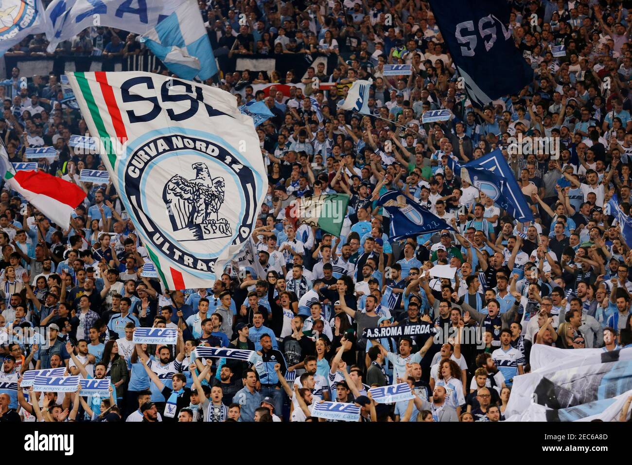 Lazio fans hi-res stock photography and images - Alamy