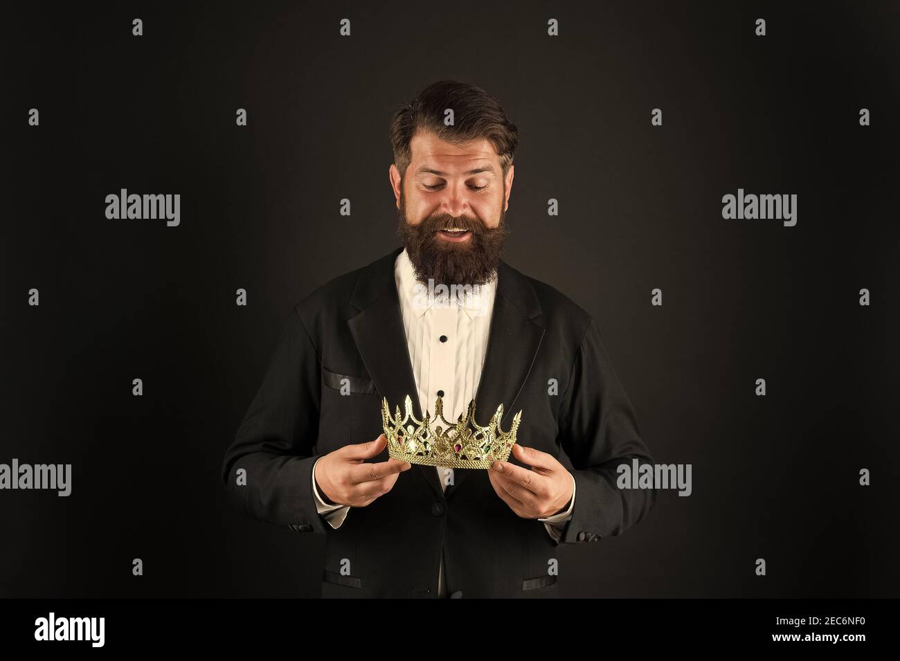 Reputation and status. Now come and make it worth. Crown in hands ...