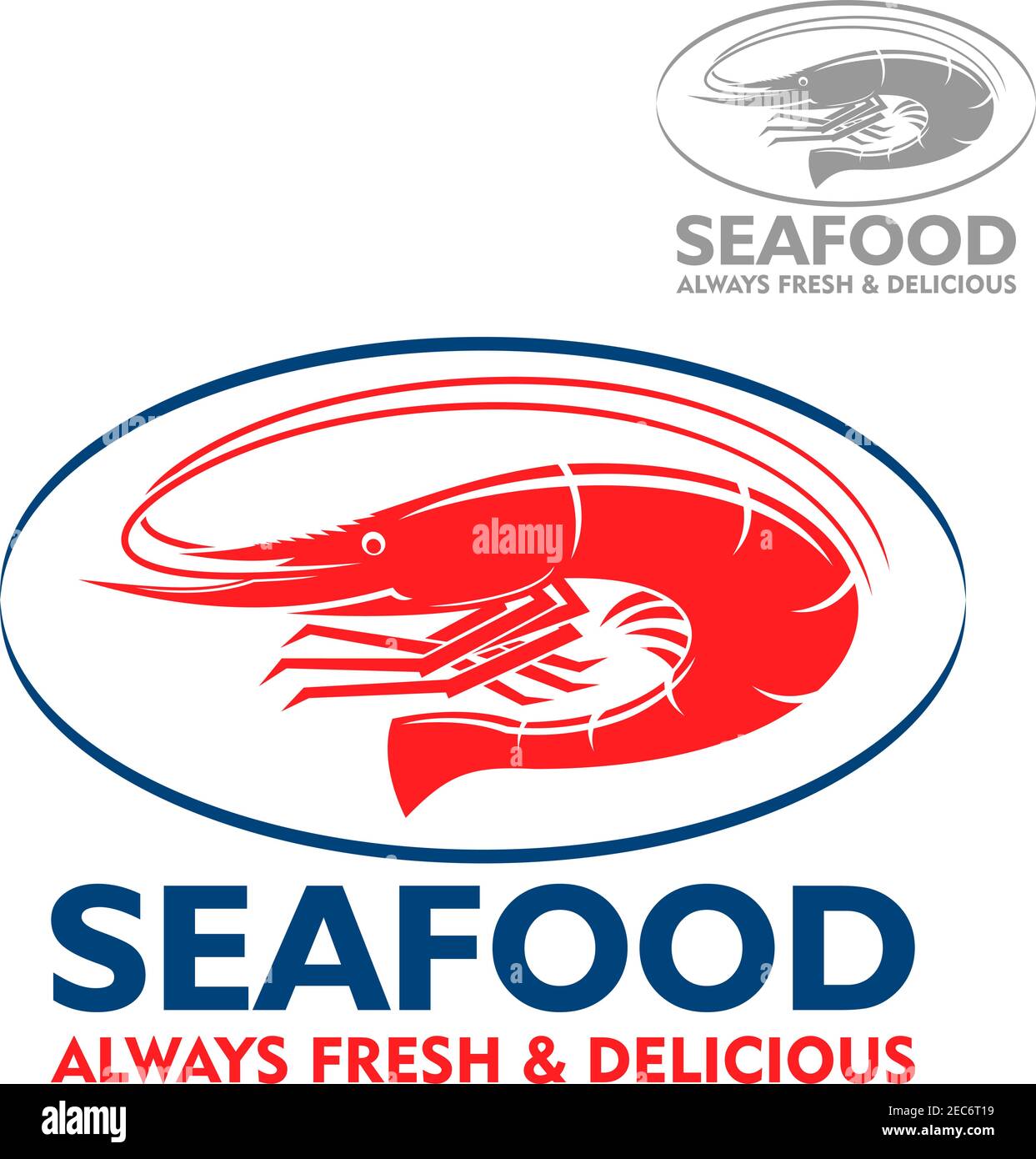 Prawn tail Stock Vector Images - Alamy