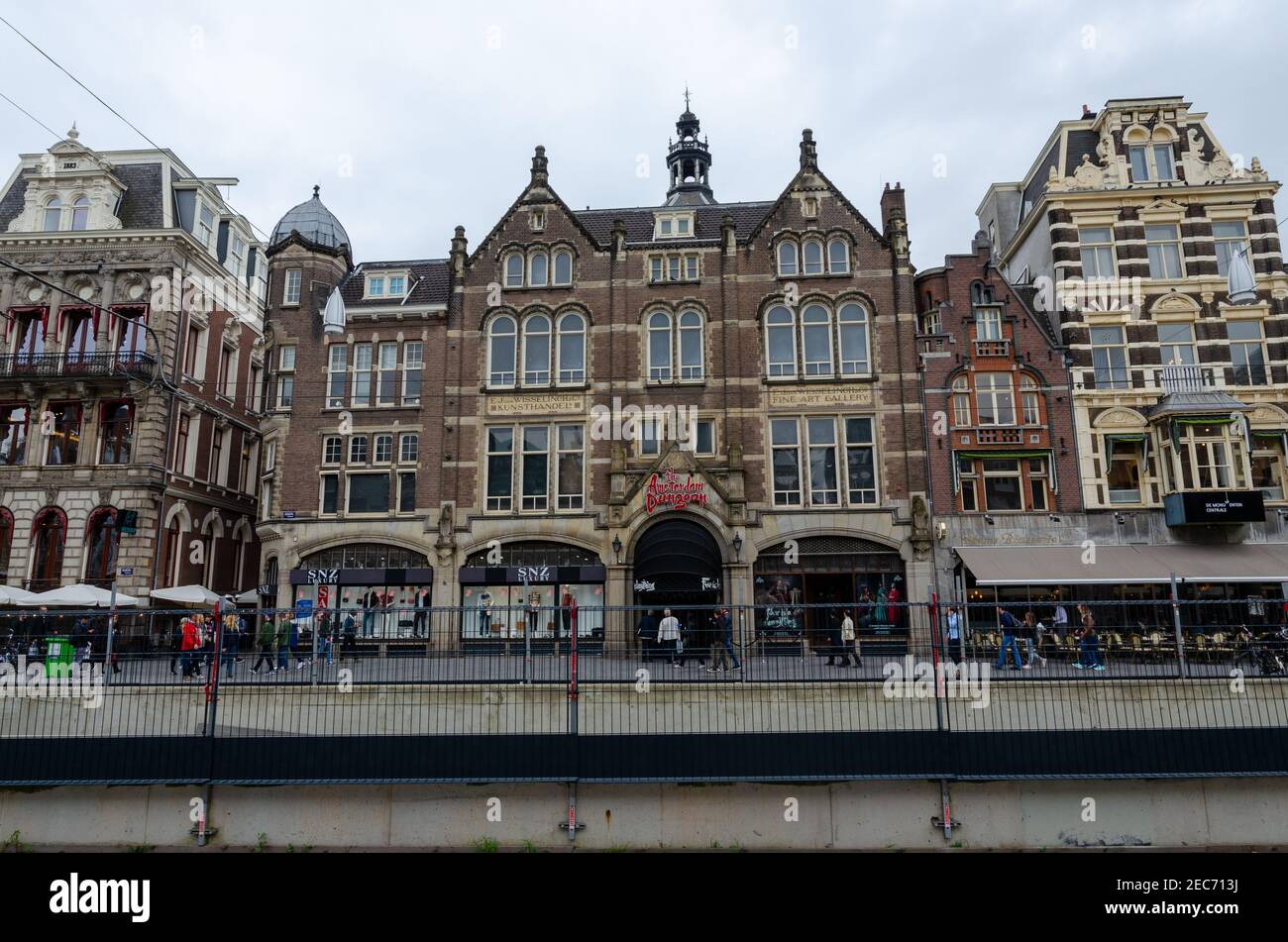The building of The Amsterdam Dungeon, in the city of Amsterdam ...