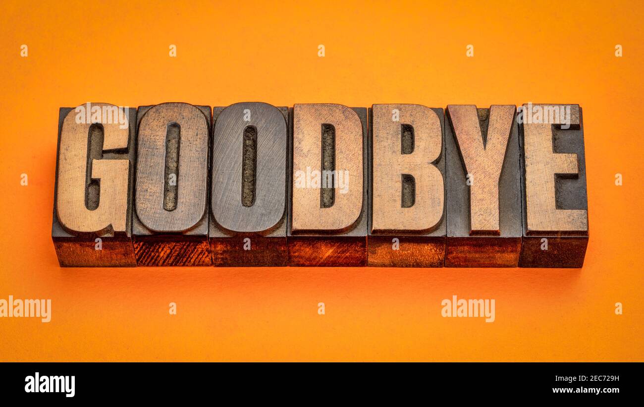 Farewell concept hi-res stock photography and images - Alamy