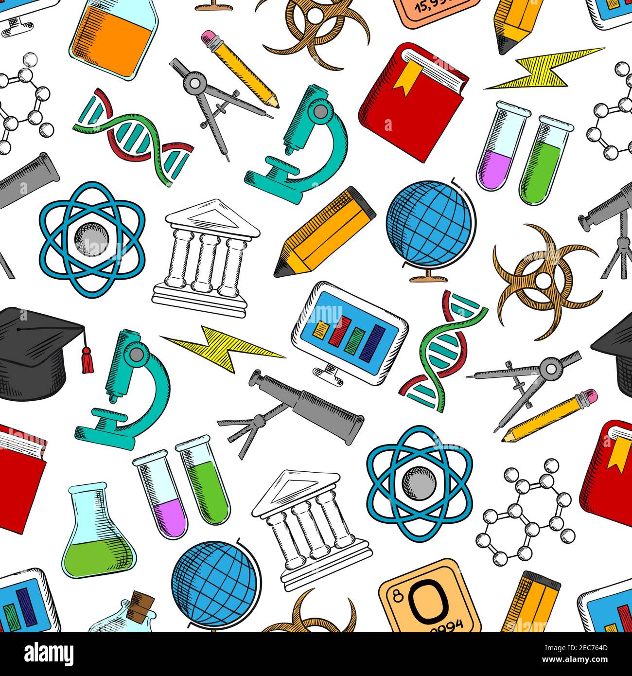 Science Symbols Wallpaper