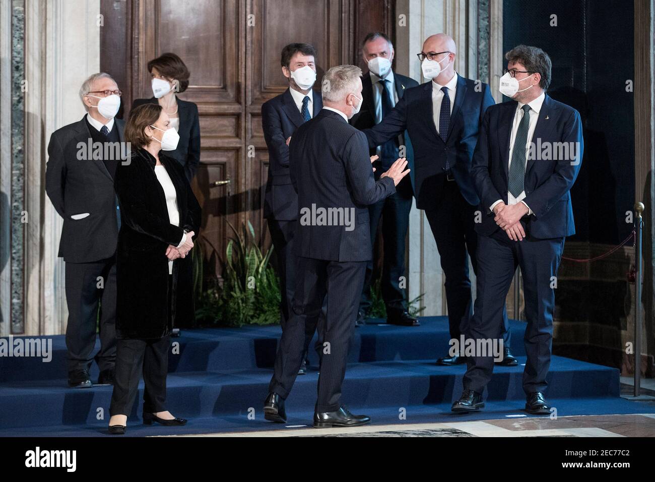 Rome 13-02-2021 Rome (Italy) Ministers Patrizio Bianci, Giuliana ...