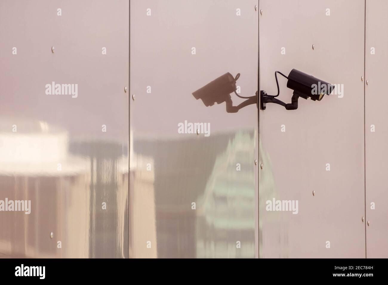 Surveillance camera on glass facade hi-res stock photography and images ...