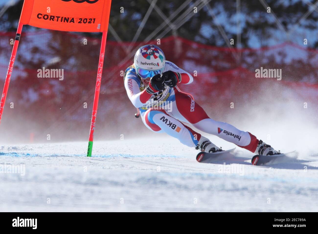 Olympia delle Tofane, Cortina (BL), Italy, 13 Feb 2021, GISIN Michelle ...