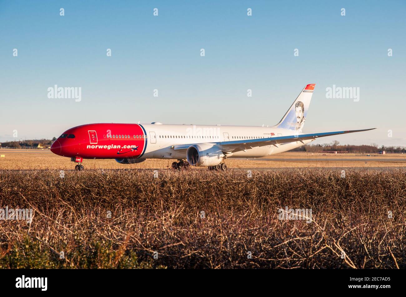 Copenhagen Denmark - March 18. 2018: Norwegian Air shuttle Boeing 787-9 ...