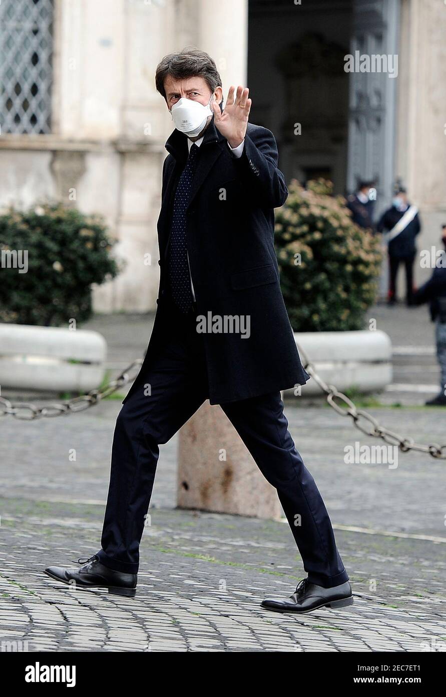 Rome, Italy. 13th Feb, 2021. Dario Franceschini appointed Minister of ...