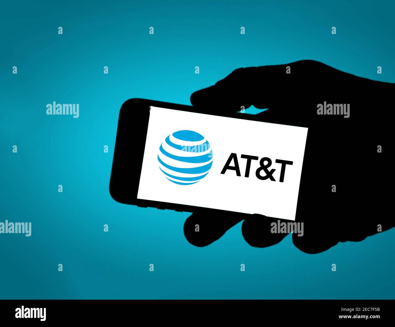 ATT logo on mobile device Stock Photo - Alamy