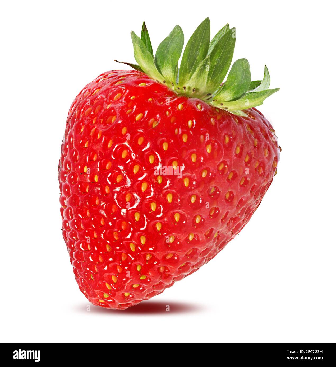 strawberry isolated on white background Stock Photo - Alamy