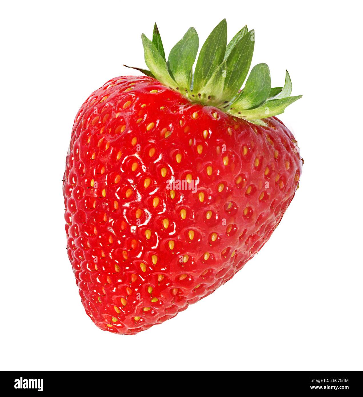 strawberry isolated on white background Stock Photo - Alamy