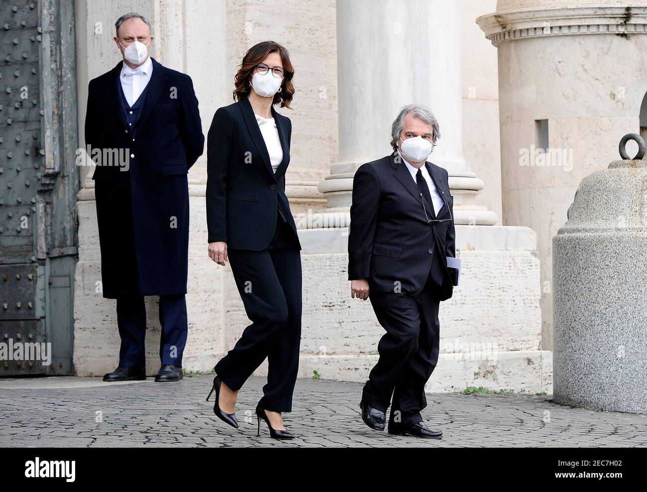 2/13/2021 - Maria Stella Gelmini and Renato Brunetta respectively ...