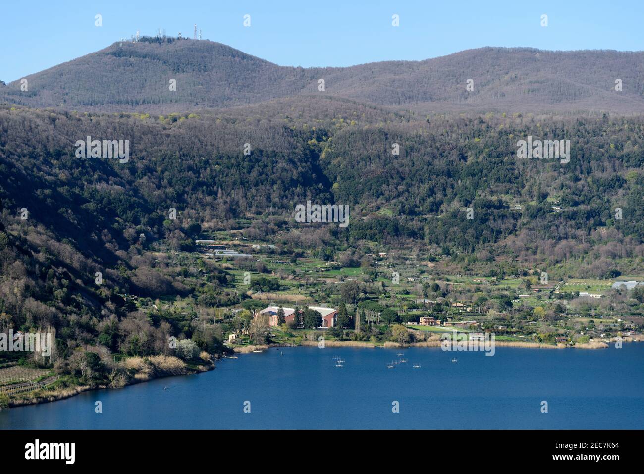 Lake Nemi (Italian: Lago di Nemi), a small volcanic lake in the region ...