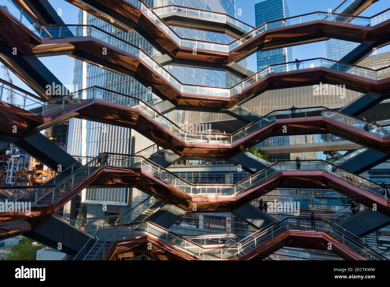 The Vessel structure is the centerpiece of the Hudson Yards Complex ...